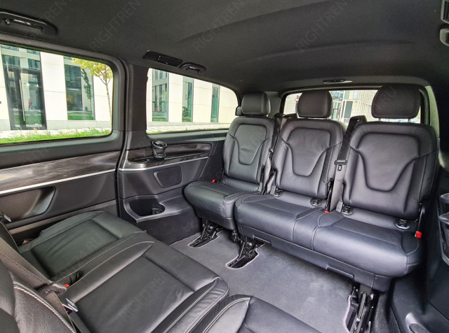 Аренда минивэна Mercedes-Benz V-class Extra Long 7 мест с водителем в ...